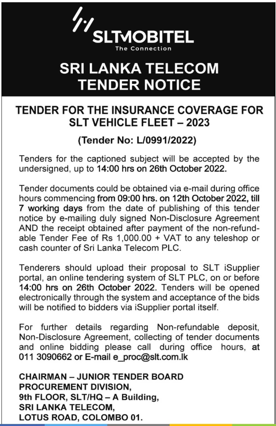 SLTMobitel | Broadband, TV, Telephone and Business solutions